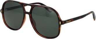 Polaroid unisex, Accessoires, Brun, Taille: ONE Size Aviator Lunettes de soleil