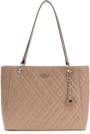 Guess Sac &agrave; bandouli&egrave;re pour femme Isemay Noel fourre-tout pale mocha BS26GU109 GG962825