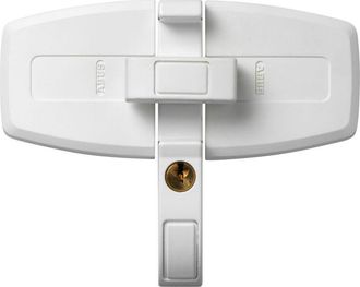 ABUS FT-Zusatzschloss, abschlie&szlig;bar, DFS95 AL0125, gleichschlie&szlig;end, Stahl wei&szlig;