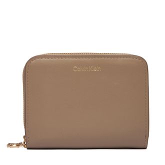 Calvin Klein Geldb&ouml;rse Calvin Klein Ck Medium Flap Zip Around LV04F1075G Beige
