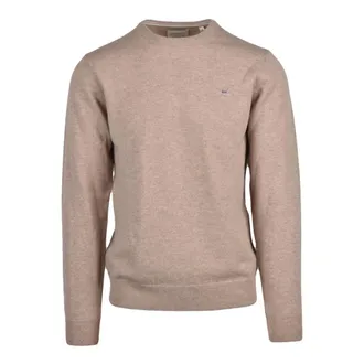 GANT Homme, Pulls, Beige, Taille: XL Pull Col Rond