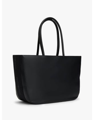 Tommy Hilfiger Hilfiger Icon - Tote-Bag in Schwarz mit Logo-Tape