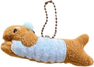 Generico Porte-cl&eacute;s en peluche, porte-cl&eacute;s en peluche, pendentif de porte-cl&eacute; - D&eacute;coration de sac &agrave; dos de cl&eacute;s de chiot de dessin anim&eacute; pour, A, Consulte la d