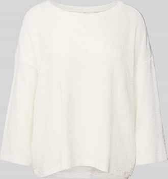 American Vintage Longsleeve mit geripptem Rundhalsausschnitt Modell YRUKI