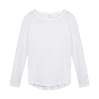 10 Days Long Sleeve Linen - - Tops - Damen - Wei&szlig; - S