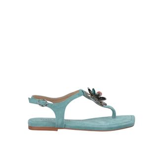 Alma En Pena Alma EN Pena, Femme, Chaussures, Bleu, Taille: 36 EU Sandalette &agrave; effet cristal fleuri
