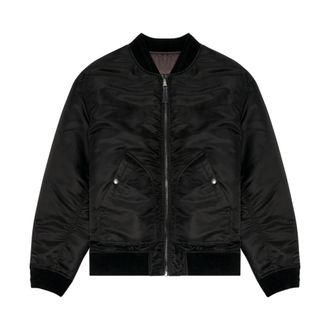 Diesel Schwarze Parka Jacke Aw25 - - Jackets - Herren - Schwarzk - 2XL