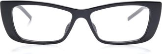 Gucci Brille mit eckigem Gestell - Schwarz
