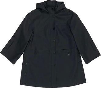 Bimba & Lola imperméable boutonné à capuche - Bleu