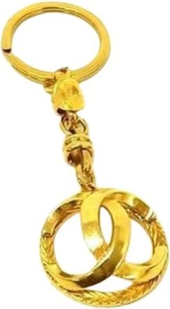 Chanel unisex, Pre-owned, Jaune, Taille: ONE Size Porte-cl&eacute;s Pre-owned