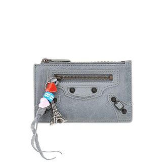 Balenciaga Le City leather cardholder pouch Woman One Size