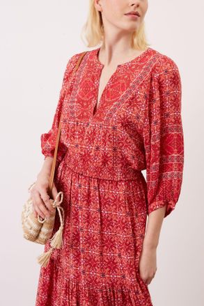 Gerard Darel Blouse ethnique - COLETTE - Corail
