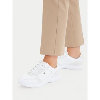 Tommy Hilfiger Sneakers Tommy Hilfiger Light Runner FW0FW09409 Wei&szlig;