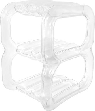 Angoily Faltbares Schuhregal aus PVC Transparent zur Aufbewahrung von Hausschuhen f&uuml;r Kleiderschrank Eingangsbereich und Badezimmer Platzsparend und Zusammenk