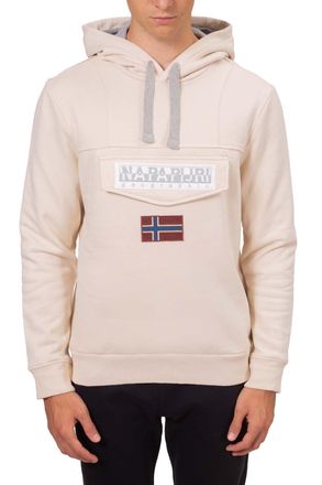 Napapijri Burgee Herren Winter-Sweatshirt, elfenbein, XL