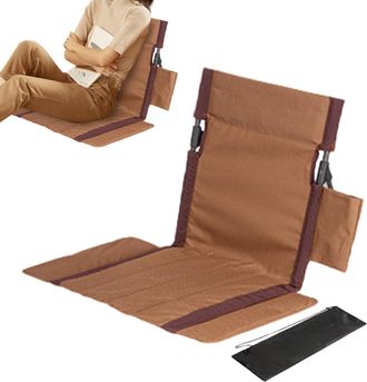 Generico Outdoor-Stuhl, wasserdicht, tragbar, mit Seitentasche, klappbarer Stuhl, Zubeh&ouml;r f&uuml;r Camping, f&uuml;r Innenr&auml;ume, Wandern, Picknick, Reisen, Garten, Hof, 