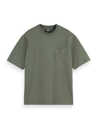 Scotch & Soda Seasonal Core - Loose-Fit 3 Crosses Pocket T-Shirt