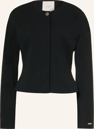 Calvin Klein Kastenjacke schwarz