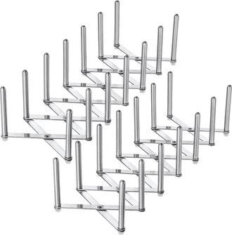 IKEA New Variera Pot Lid Organizer Stainless Steel Multi-use Adjustable Lenght 2 PACK