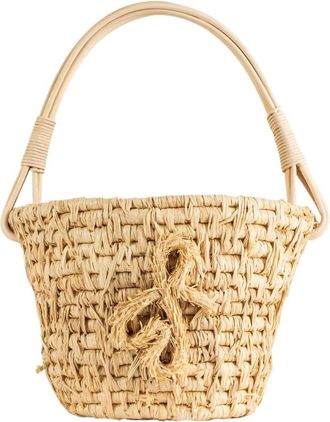 Ruslan Baginskiy Femme, Sacs, Beige, Taille: ONE Size Hay Basket Bag
