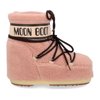 Moon Boot Icon Low Fleece Bottes - Femme - Chaussures - Rose - Taille: 39 EU