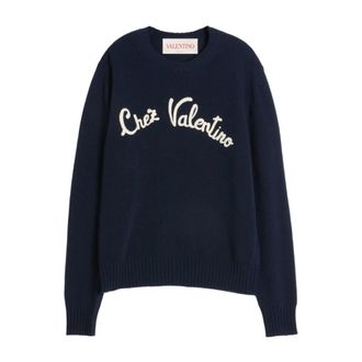 Valentino Garavani Blauer Pullover Herrenmode - - Knitwear - Herren - Blau - S