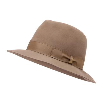 Borsalino Medium Brim Hut - - Accessories - Herren - Beige - 58 CM