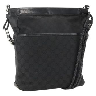 Gucci Pre-owned GG Canvas Schultertasche - - Pre-owned - Damen - Schwarzk - ONE SIZE