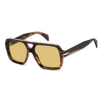 Eyewear by David Beckham Lunettes de soleil DB 7151/S Ex4(Ho) - Homme - Accessoires - Brun - Taille: 55 MM