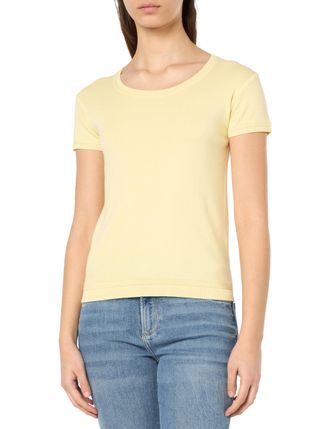 Benetton United Colors Of Benetton Damen Trikot G/C M/M 1091d1m10 Pullover, Pastellgelb 10z, XS EU