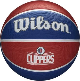 Wilson Basketball NBA TEAM TRIBUTE, LOS ANGELES CLIPPERS, Outdoor, Gummi, Gr&ouml;&szlig;e: 7, WTB1300IDLAC