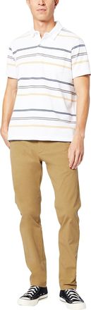 Dockers Herren Smart 360 Flex Chino Slim Hose, Ermine, 34W / 30L