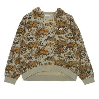 HUF Camo Print Mockneck Hoodie Damen - - Sweatshirts & Hoodies - Damen - Braun - M