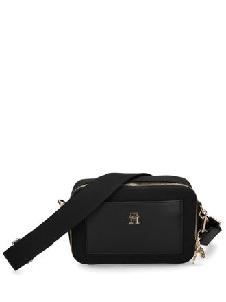 Tommy Hilfiger sac à bandoulière à fermeture zippée - Noir