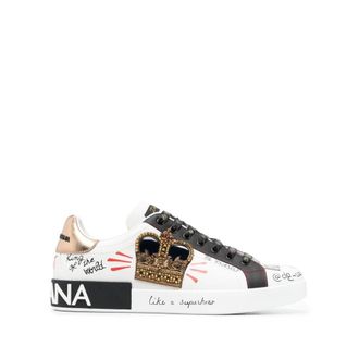 Dolce & Gabbana Portofino Sneakers - - Shoes - Herren - Wei&szlig; - 45 EU