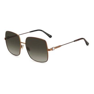 Jimmy Choo London Femme, Accessoires, Brun, Taille: ONE Size Lunettes de soleil marron en m&eacute;tal