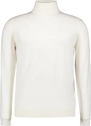 Karl Lagerfeld Herren Pullover beige Merinowolle unifarben
