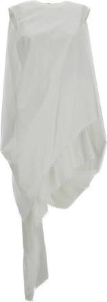 Jacquemus Femme, Robes, Blanc, Taille: 36 FR La Robe Traversin Courte