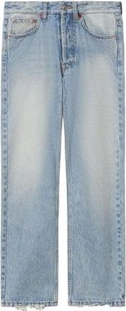 Isabel Marant Jean cropped Daya en denim de coton
