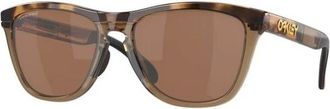 Oakley Homme, Accessoires, Brun, Taille: 55 MM Authentiques Lunettes Frogskins Range