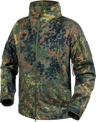Helikon-Tex Gunfighter Jacke - Shark Skin Windblocker - Flecktarn