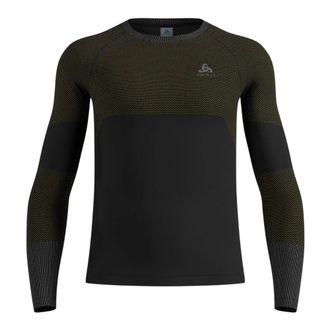 Odlo Fundamentals Performance Warm Bl Top - - Sport - Herren - Schwarzk - L