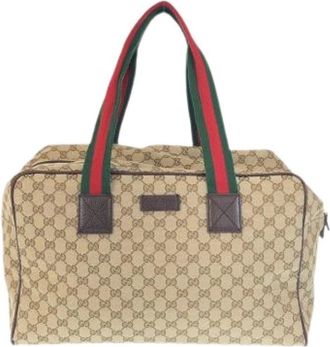Gucci unisex, Pre-owned, Beige, Taille: ONE Size Sac Week-end Pre-owned