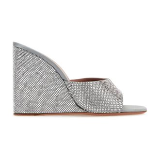 Amina Muaddi Lupita Wedge - - Shoes - Damen - Grau - 39 EU