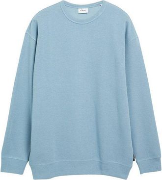 s.Oliver Sweatshirt Sweatshirt Sweatshirt im Modern Fit mit Rippstruktur