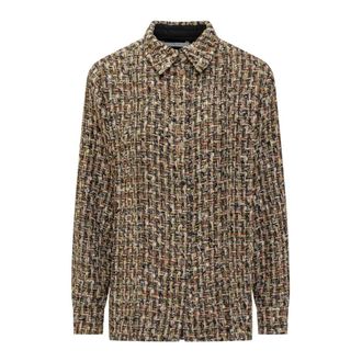 Iro Iro, Femme, Blouses et Chemises, Multicolore, Taille: 36 FR Wirra Tweed Overshirt