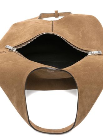 Coperni Womens Shoulder Bag Folded Brown Leather
