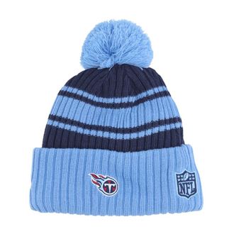 New Era Tennessee Titans Pom Pom Beanie Hat - - Accessories - Herren - Blau - ONE SIZE