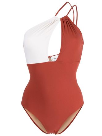 Evarae maillot de bain bicolore - Rouge