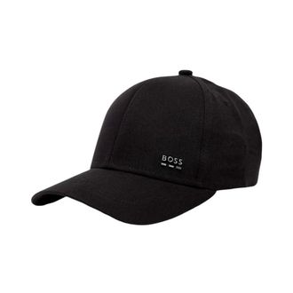 HUGO BOSS Homme, Accessoires, Noir, Taille: ONE Size Casquette de baseball en coton au design classique